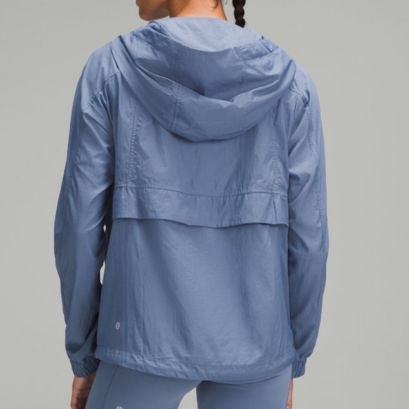 lululemon athletica | Jackets & Coats | Lululemon Oasis Blue Hood Lite ...
